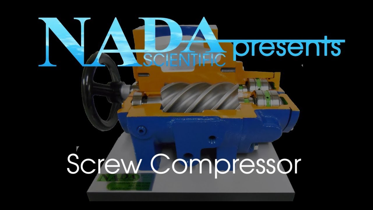 Screw Compressor - NADA Scientific - YouTube
