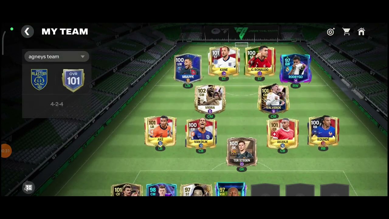 fc 24 team 😘😘😘 - YouTube