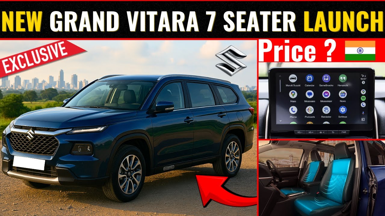 Maruti Suzuki Grand Vitara 7 Seater 2025🚙🔥Launch🤩|Price🤑|Features🔥 ...