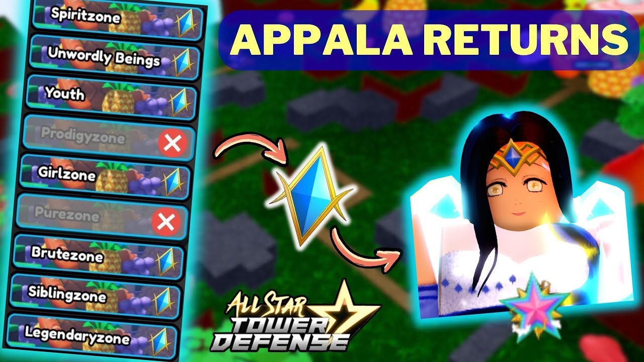 Ela está de volta! Princesa Appala 7 estrelas GRÁTIS - All Star Tower ...