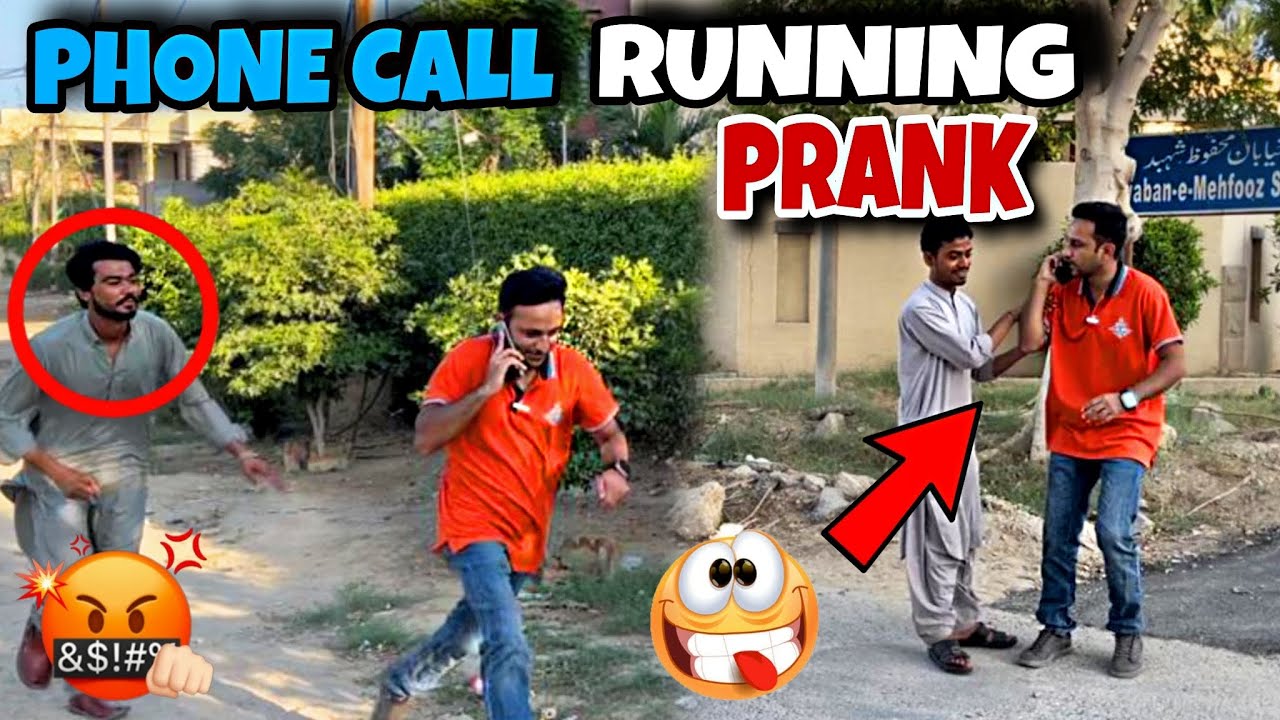Phone Call Running Prank 😂 Part 2 | Pranks in Pakistan | Uneeb Janjua ...