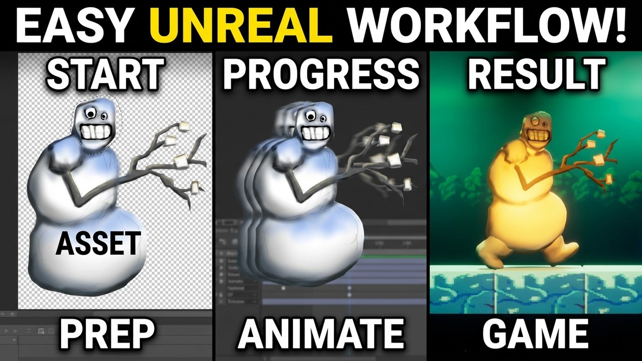 Transform Static Characters Into Animated Assets in Unreal - YouTube