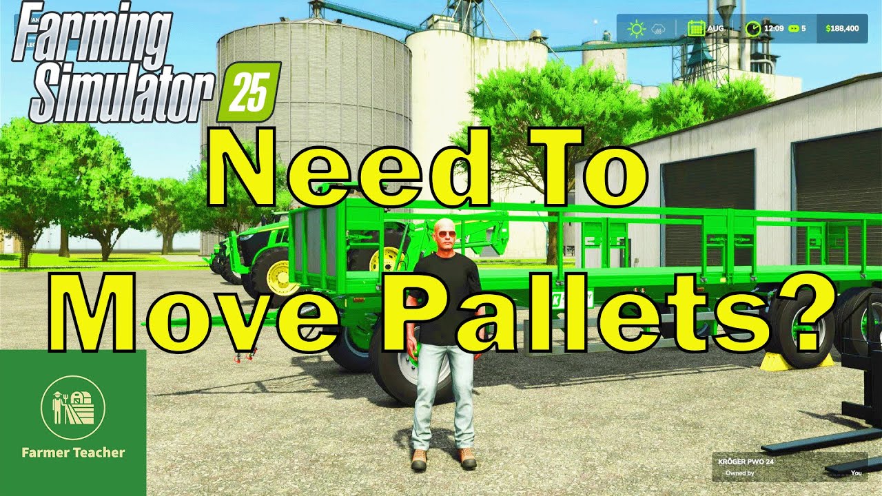 Learn How To Transport Pallets In Farming Simulator 25 - YouTube