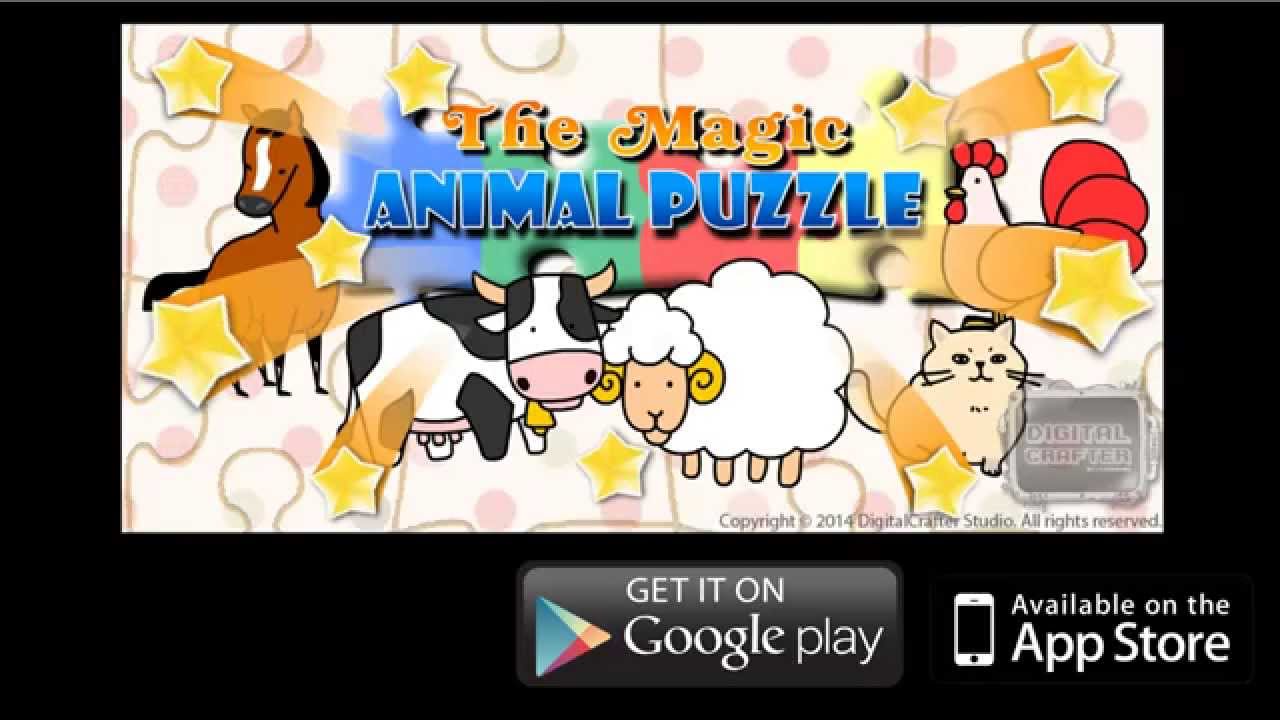 The Magic Animal Puzzle- Kids Game - YouTube