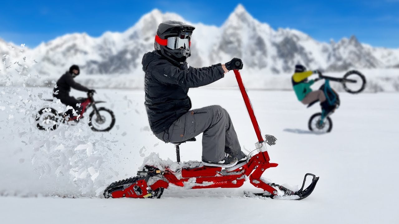 I Built an Electric Snow Scooter So You Don't Have To - YouTube