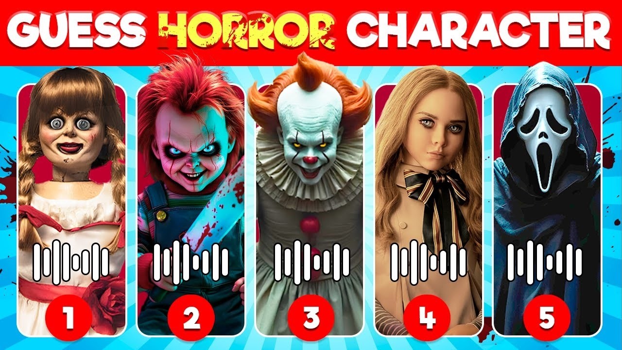 CAN You Identify These HORROR MOVIE Characters JUST By Their Voices?😱🔪 ...