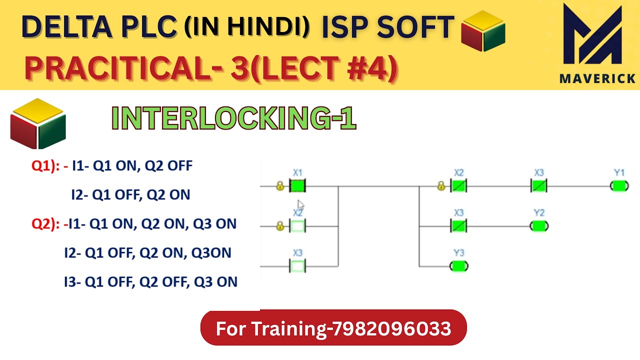 Lect 04- Interlocking in Delta PLC | Best way to do interlocking in PLC ...