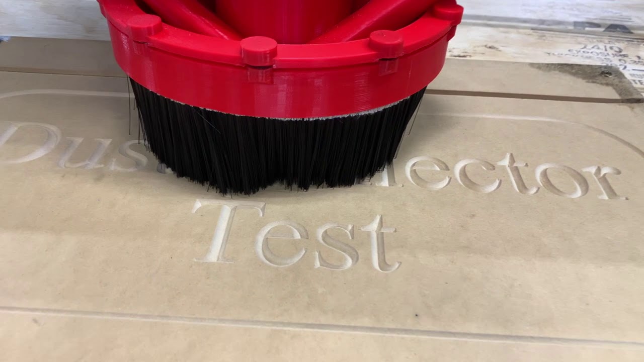 Dust Collection Test Avid Cnc - YouTube