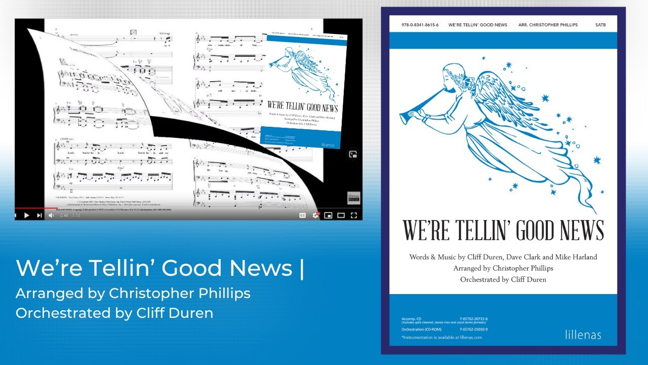 We're Tellin' Good News | Introduced by arr. Phil Nitz - YouTube