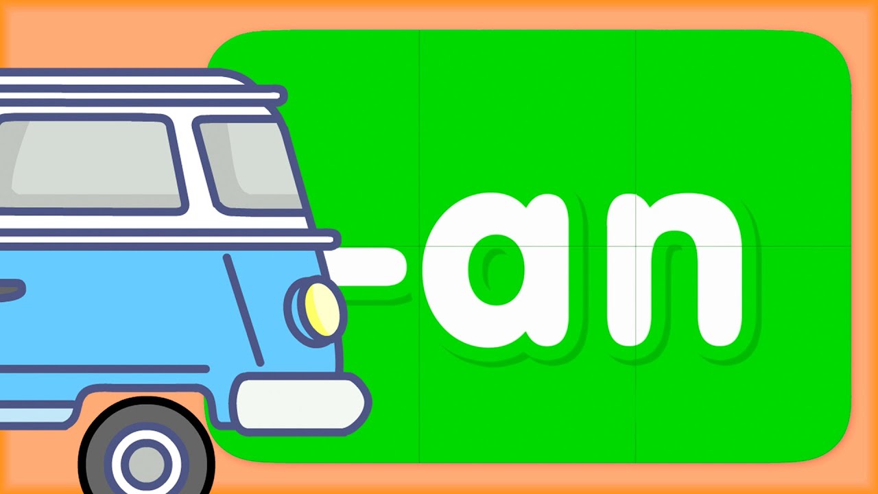 Let's learn to read words in the “an” word family | Turn And Learn ABCs ...