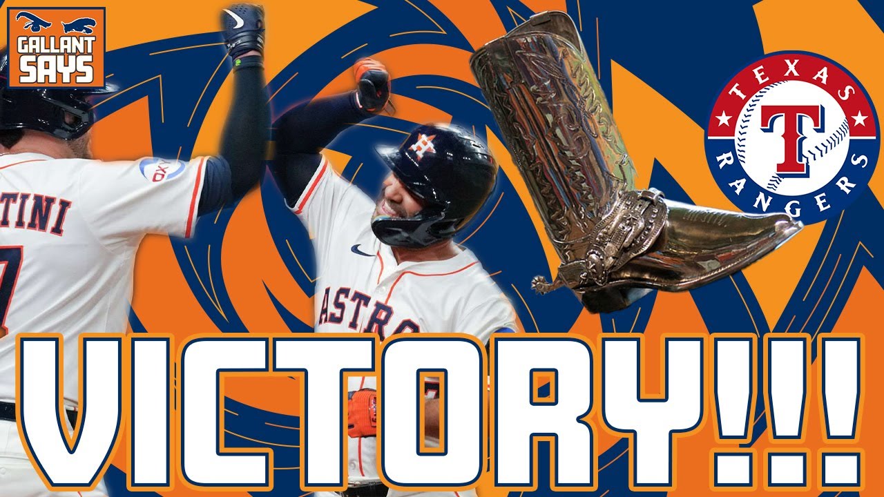 Astros SWEEP Rangers to win Silver Boot Series!! - YouTube