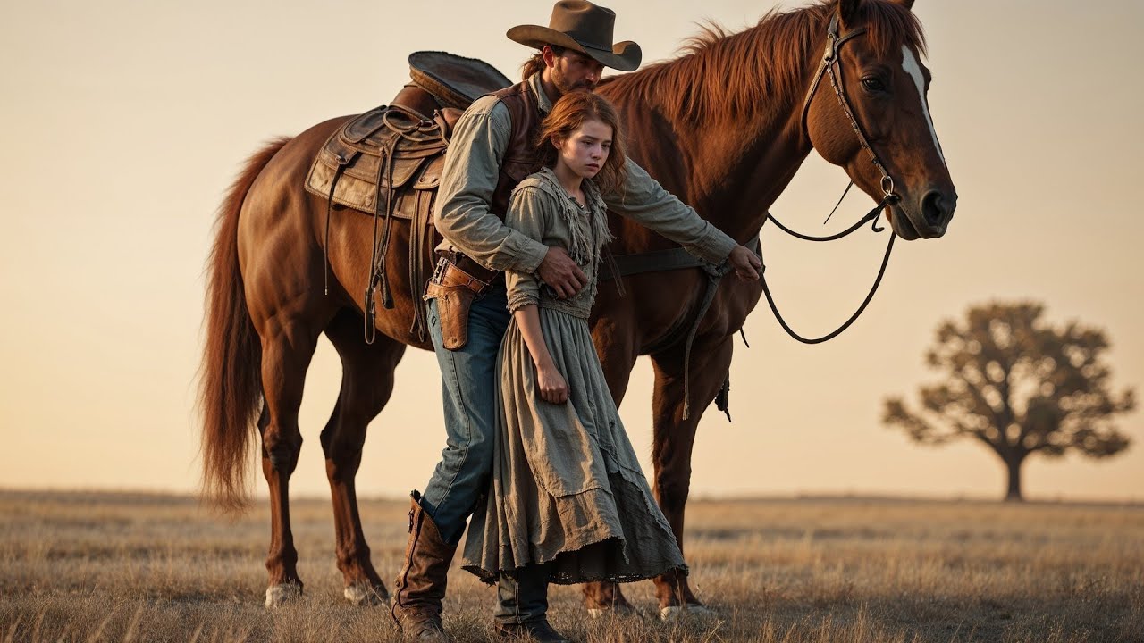 Orphan Girl Slept on the Ground, The Cowboy Lifted Her Onto His Horse ...