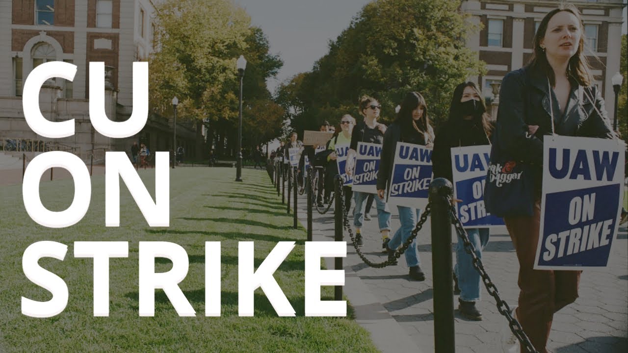 Student strike enters second week at Columbia University - YouTube