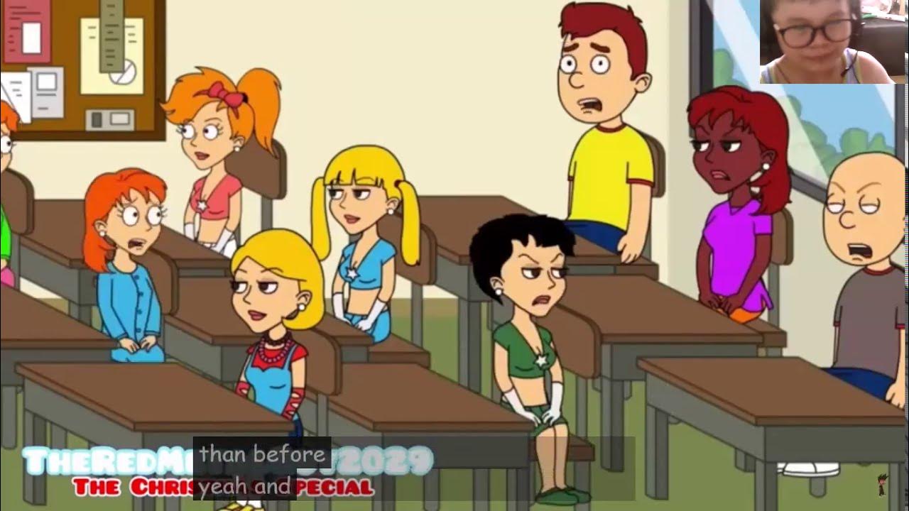 Nice Caillou Beats Up Buttercup Gets Ungrounded Buttercup Grounded