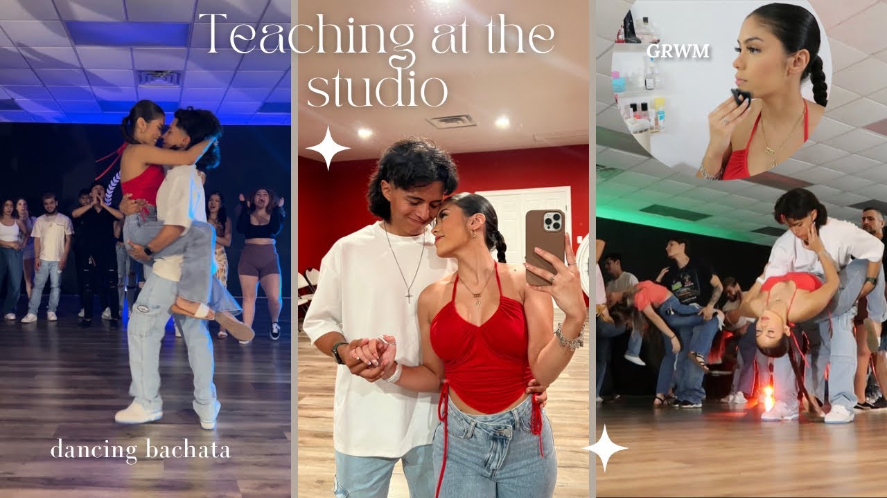 TEACHING BACHATA AT CLASSIC DANCE STUDIO | making the dance+GRWM - YouTube