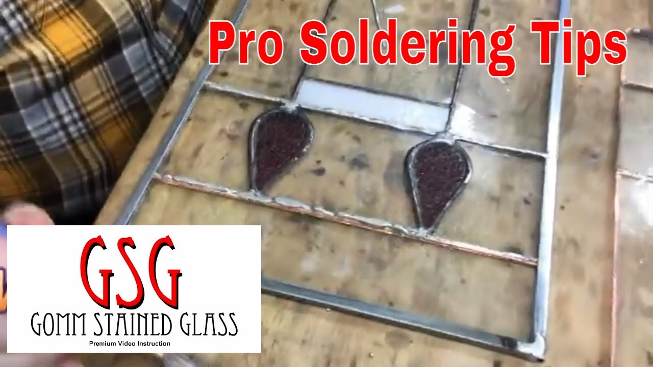 Stained Glass Pro Soldering Tips V342 - YouTube