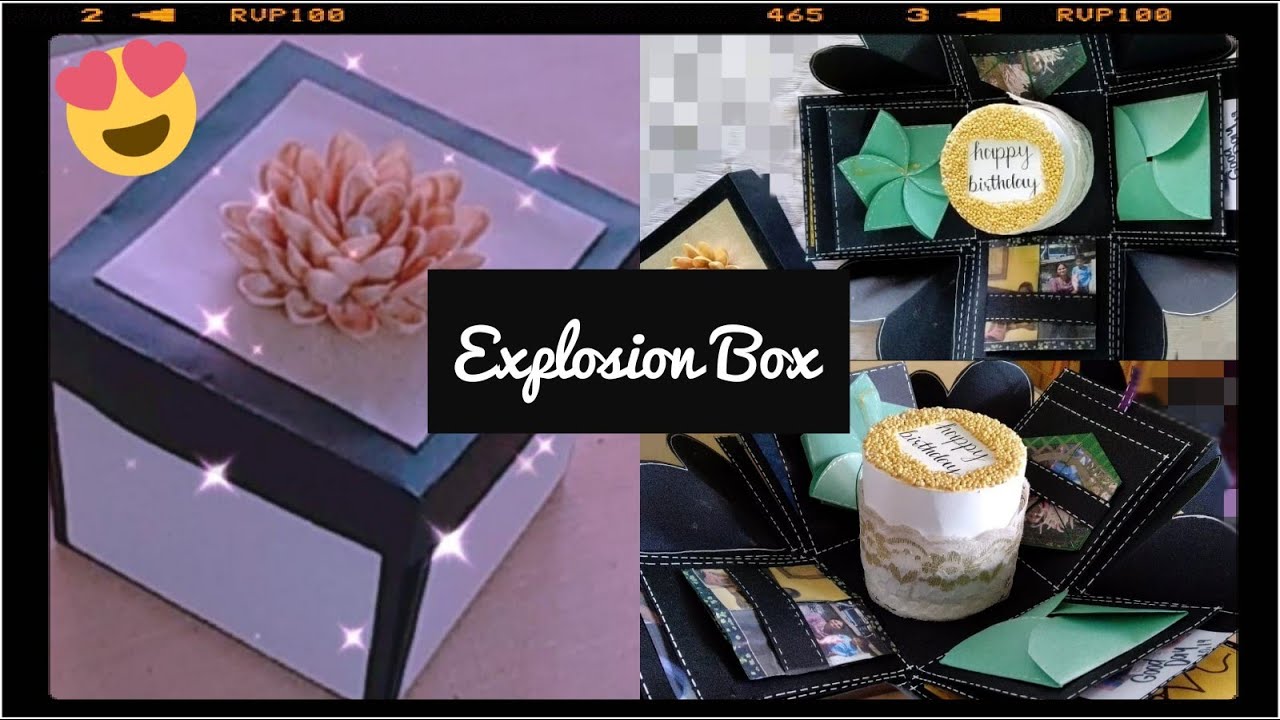 DIY EXPLOSION BOX ! | Easy to make | Blissful Vlogs | - YouTube