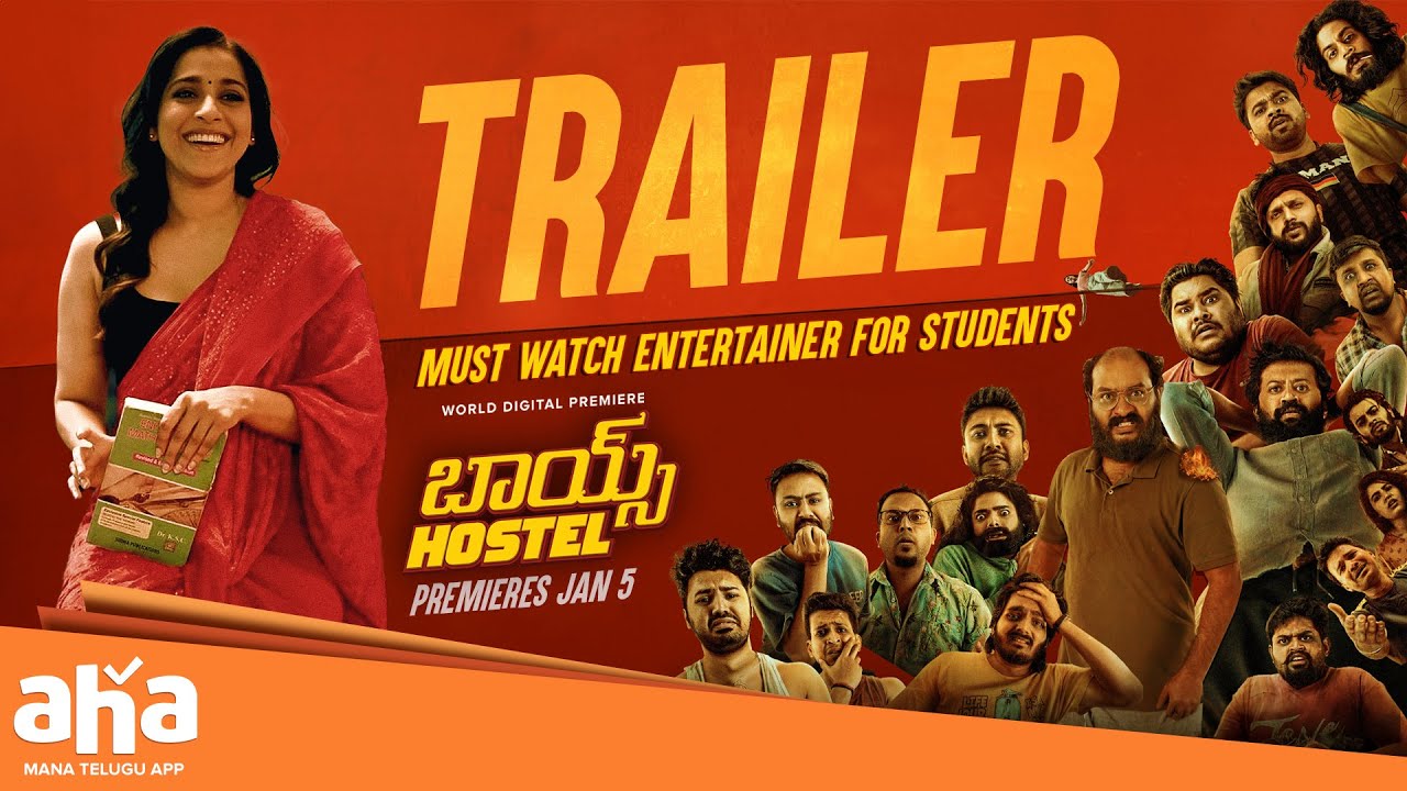 Boys Hostel Trailer🔥|| Rashmi Gautam || Nithin Krishnamurthy || B ...