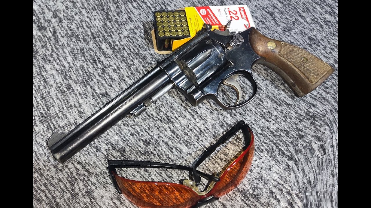 Smith & Wesson Model 17-3 .22 LR revolver - YouTube