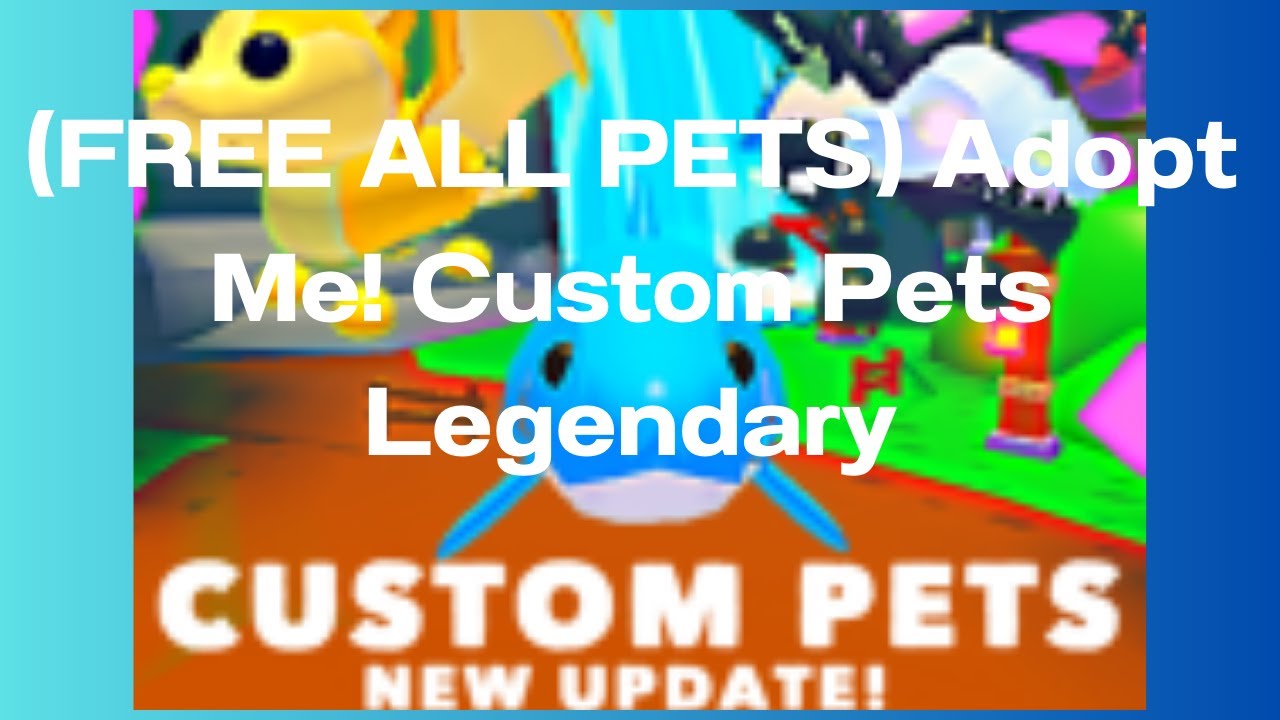 Hatching All Eggs In (FREE ALL PETS) Adopt Me! Custom Pets Legendary ...