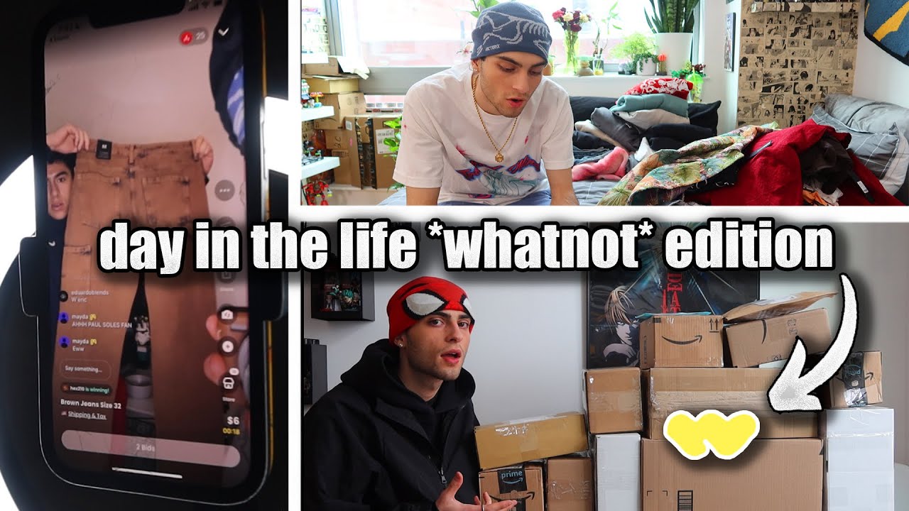 What It’s Like Being A WhatNot Streamer | *Day In The Life Process ...
