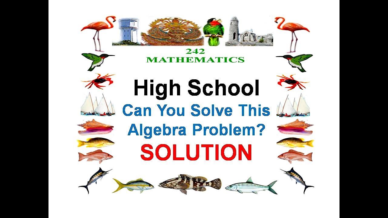Can you solve this problem? SOLUTION - YouTube