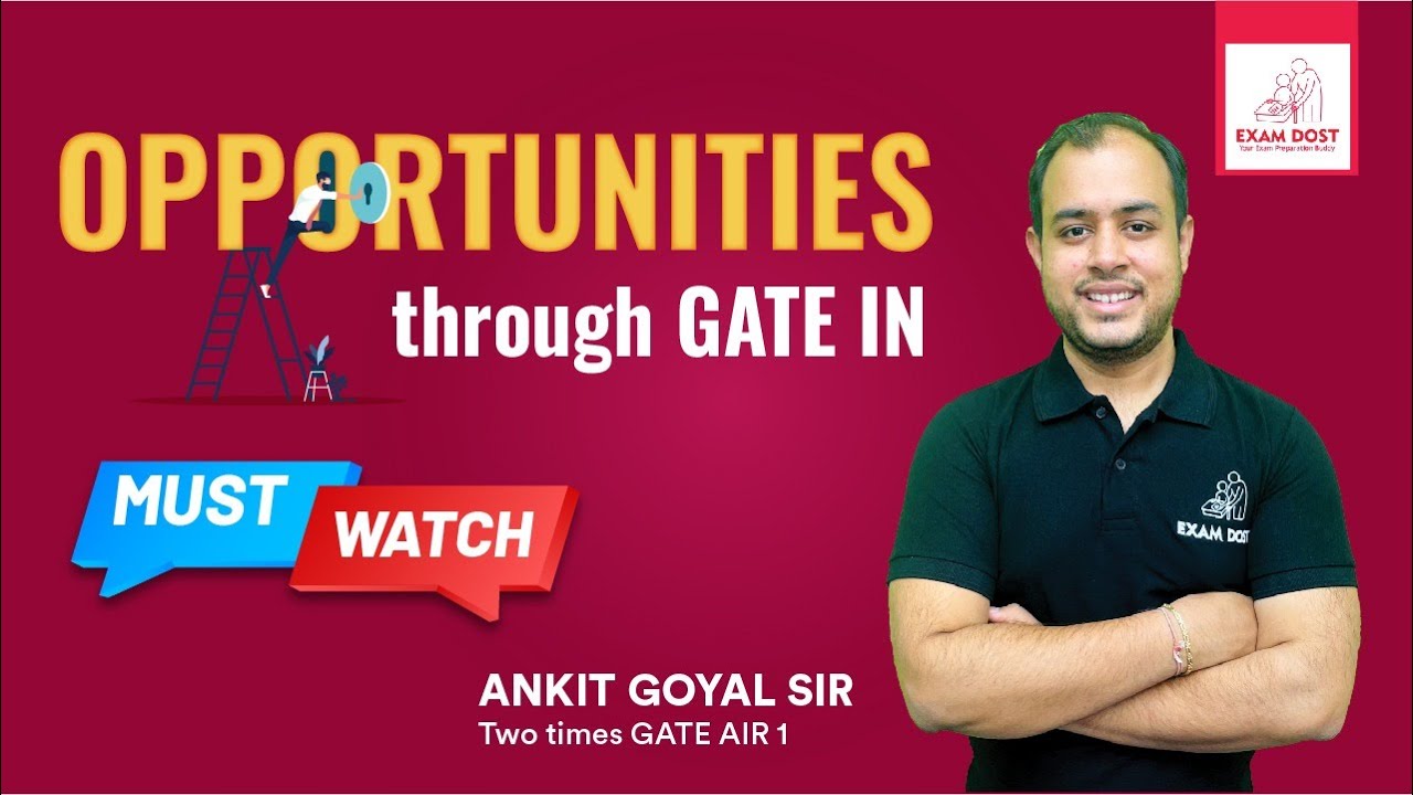 Opportunities through GATE IN | Must Watch | Ankit Goyal | One Man Army ...