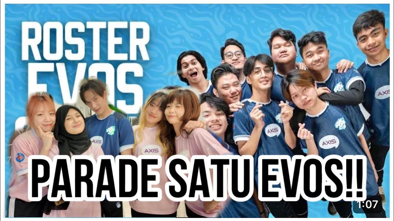 Parade Satu EVOS 2024: Welcome New Roster! - DELLETE Daily Vlog - YouTube