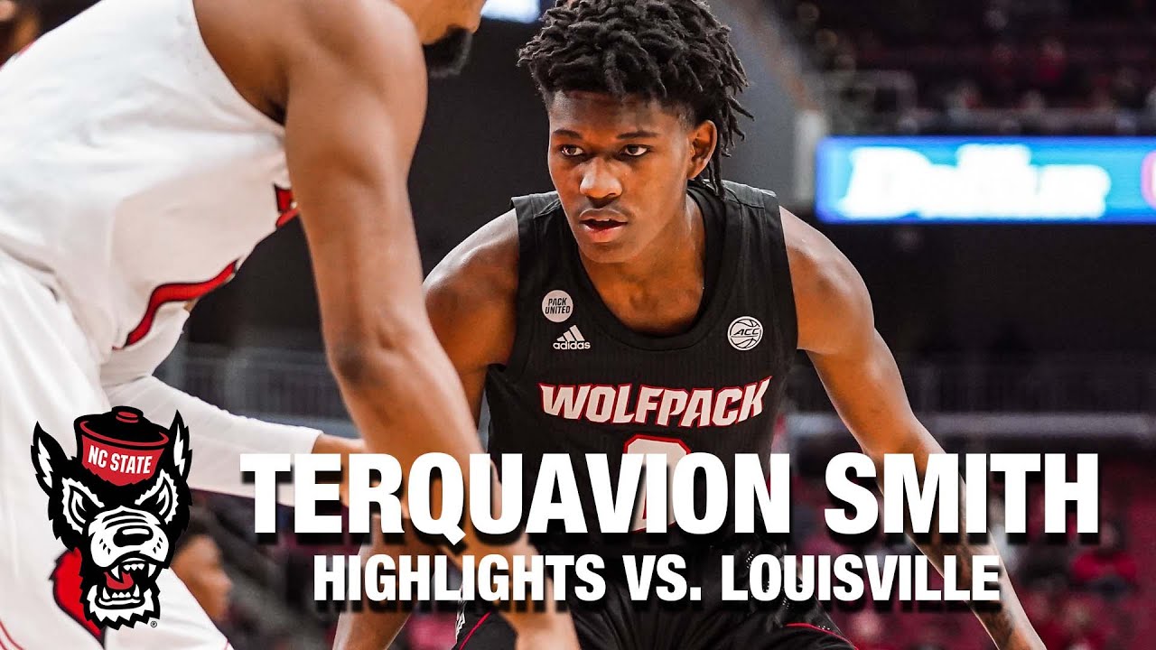 NC State's Terquavion Smith Lets Loose On Louisville - YouTube
