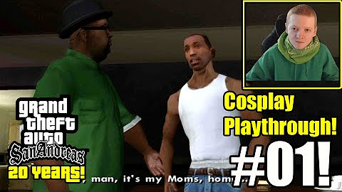 Grand Theft Auto San Andreas 20th Anniversary CJ Cosplay Full Playthrough - YouTube
