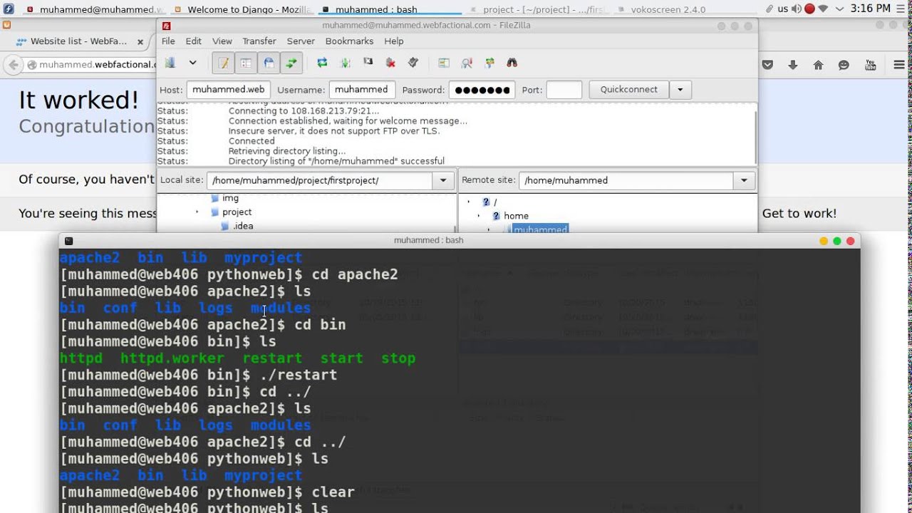 149 Python Web Django make product online رفع المشروع على الموقع - YouTube