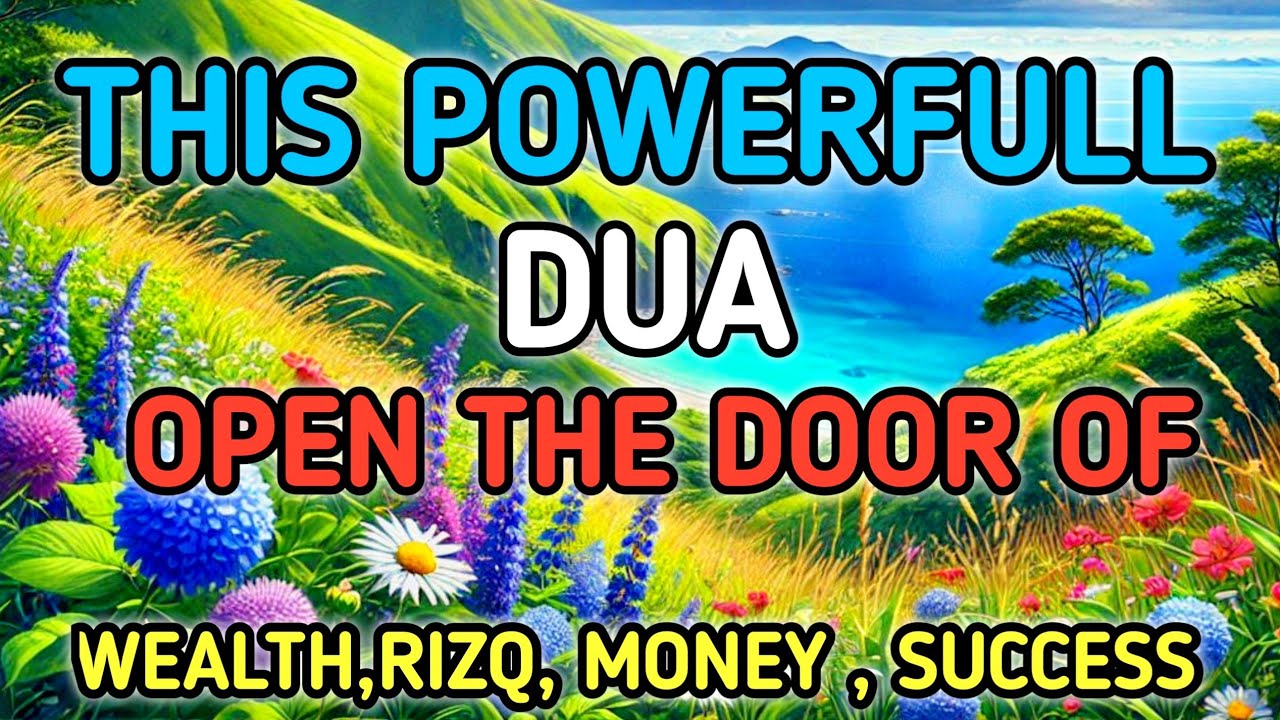100℅ Blessing Powerfull Daily Dua For Wealth And Abundance! insha allah ...
