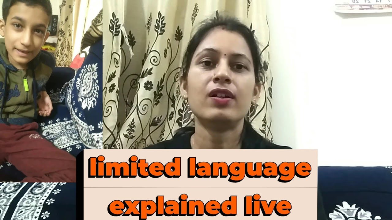 limited language क्या है/ speech therapy session with my autistic child ...