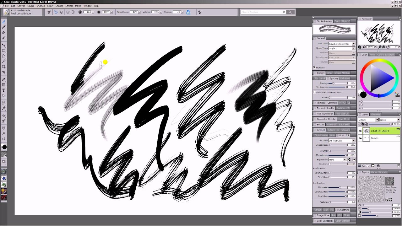 How to paint with Liquid Ink part 3 - YouTube