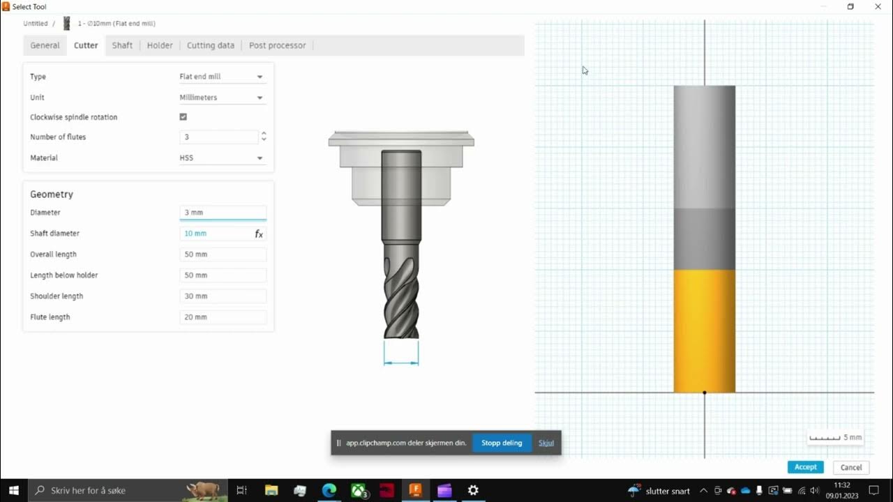 Fusion 360 CNC programmering på Norsk - YouTube