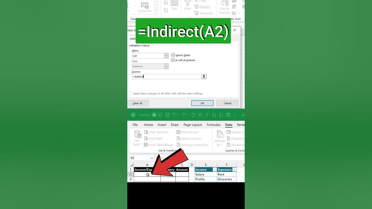 How To Make Automatic Dependent Drop Down Lists In Excel Easy Steps Youtube