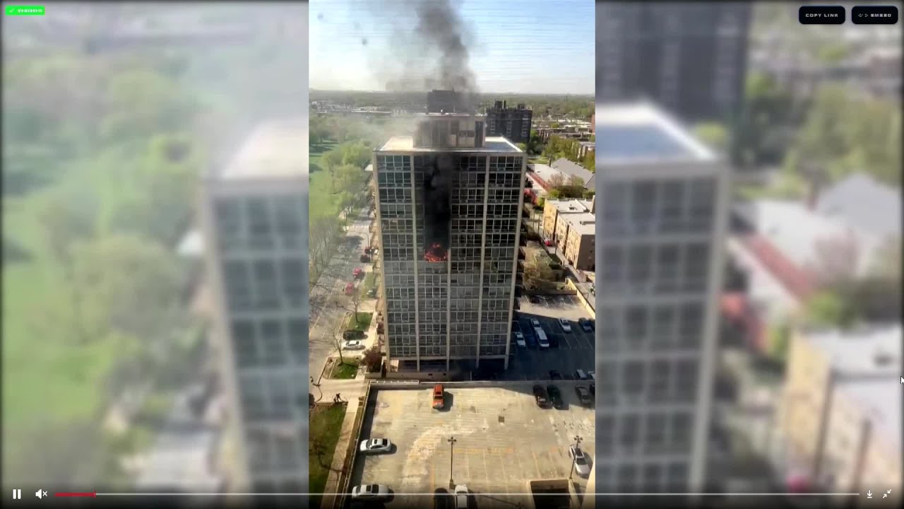 South Shore High Rise Fire - YouTube