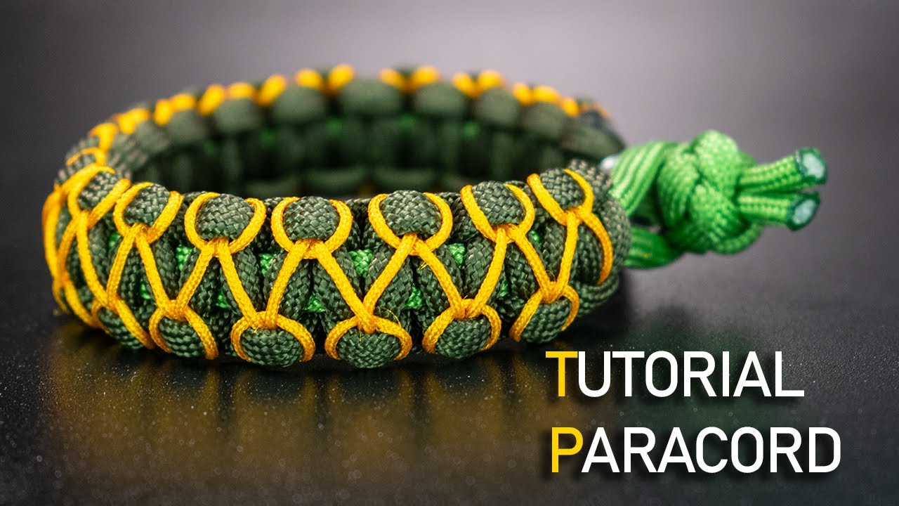 ¡Crea tu Propia Pulsera Paracord Clásica! Nudo Cobra con Estilo ...