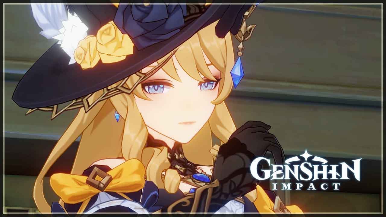 Navia Introduction Cutscene Genshin Impact Youtube