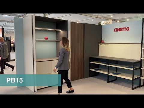 義大利CINETTO 收納掀門五金PB15 操作影片 - YouTube