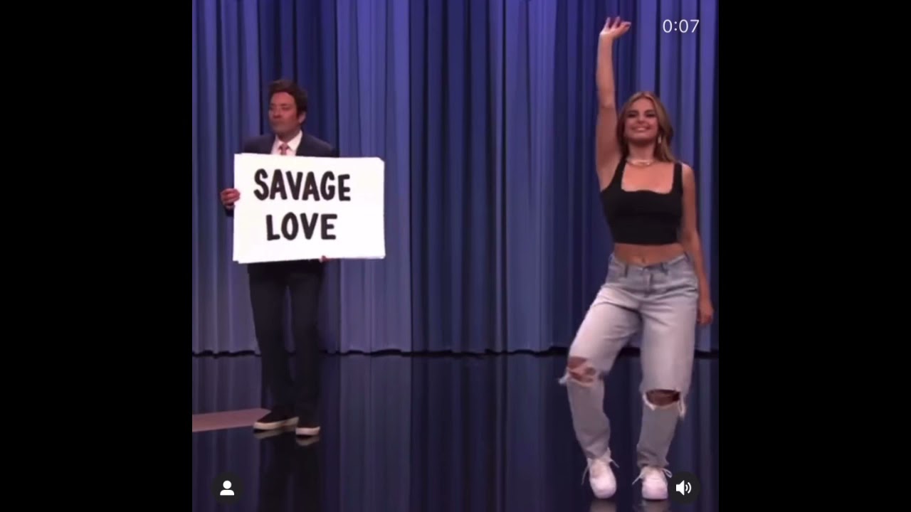 Addison Rae’s TikTok’s from The Tonight Show Jimmy Fallon💗 - YouTube