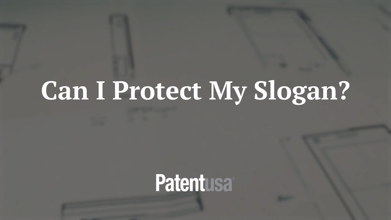 Can I Protect My Slogan? - YouTube