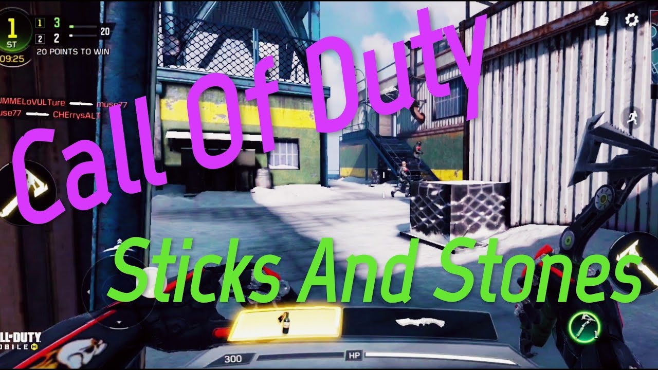 Call Of Duty || Sticks And Stones || Ancepto Gaming - YouTube