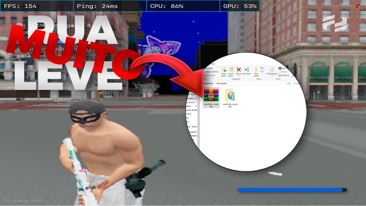 COMO COLOCAR O MOD DE RUAS MAIS LEVE DO FIVEM!!😱 - ATUALIZADO 2024 - PC ...