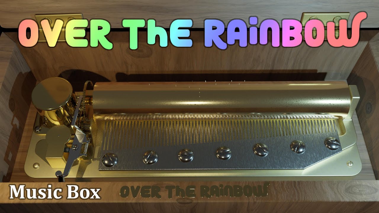 Over The Rainbow - music box 3D animation - YouTube