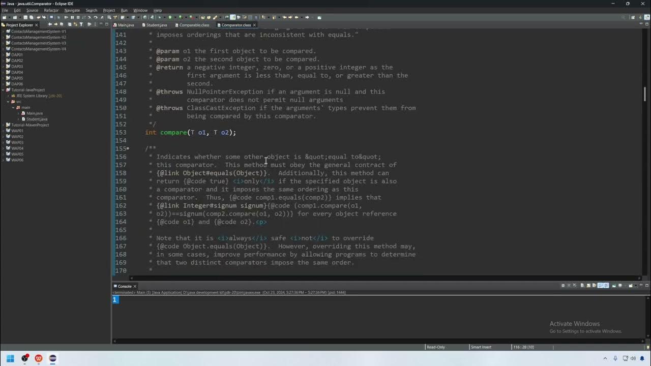 13.2 | Comparable and Comparator | OOP Java | FullHouse - YouTube