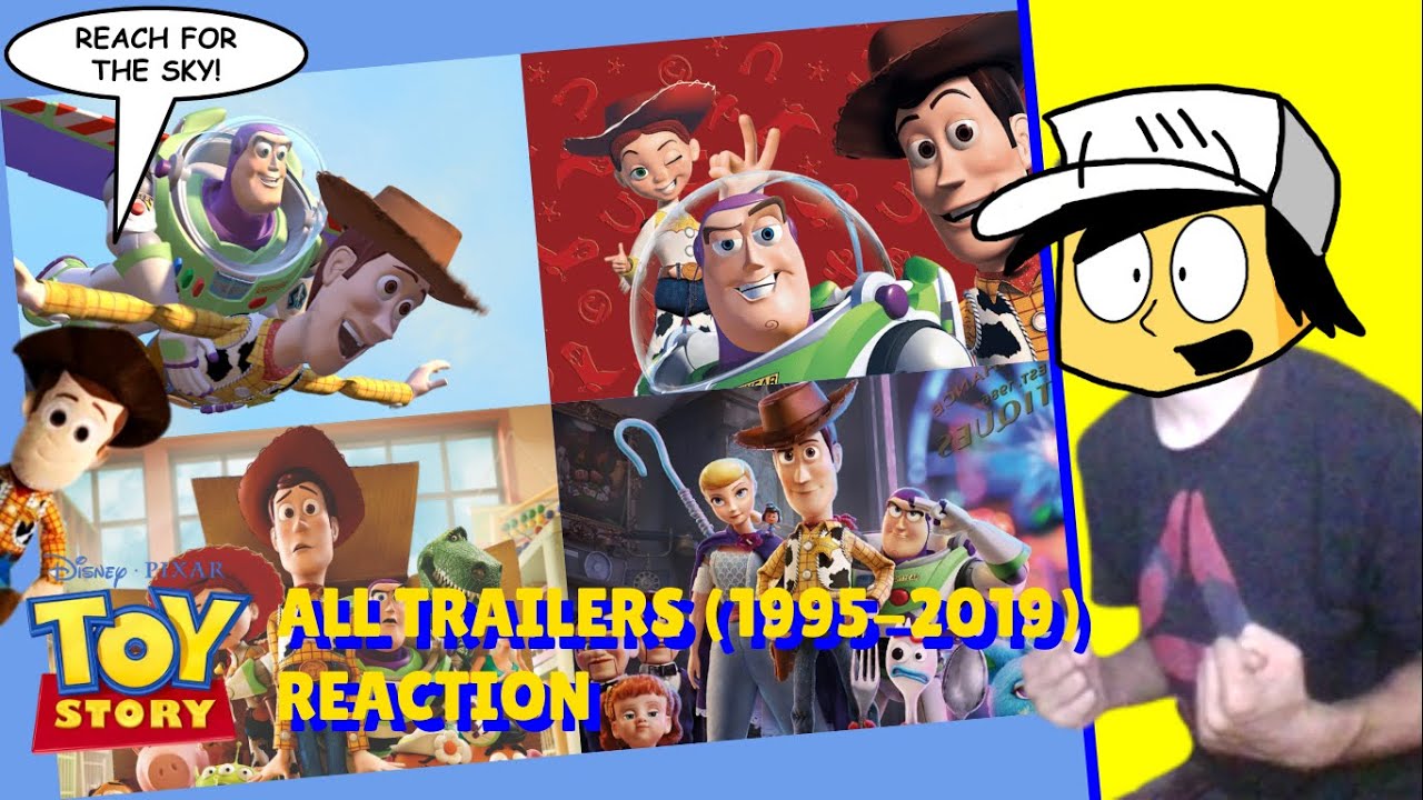 Toy Story All Trailers (1995-2019) | A REACTION VIDEO by MrLevi N ...
