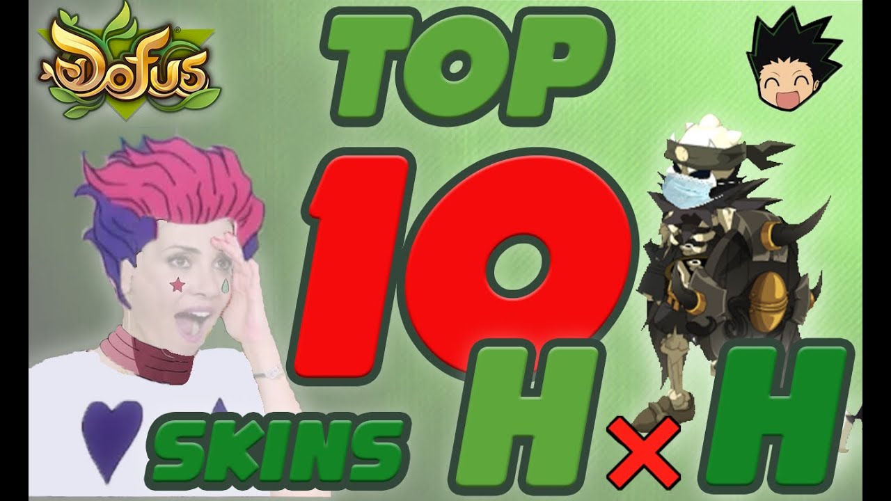 [Dofus] TOP 10 DES SKINS HUNTER X HUNTER - ECLATAX - YouTube