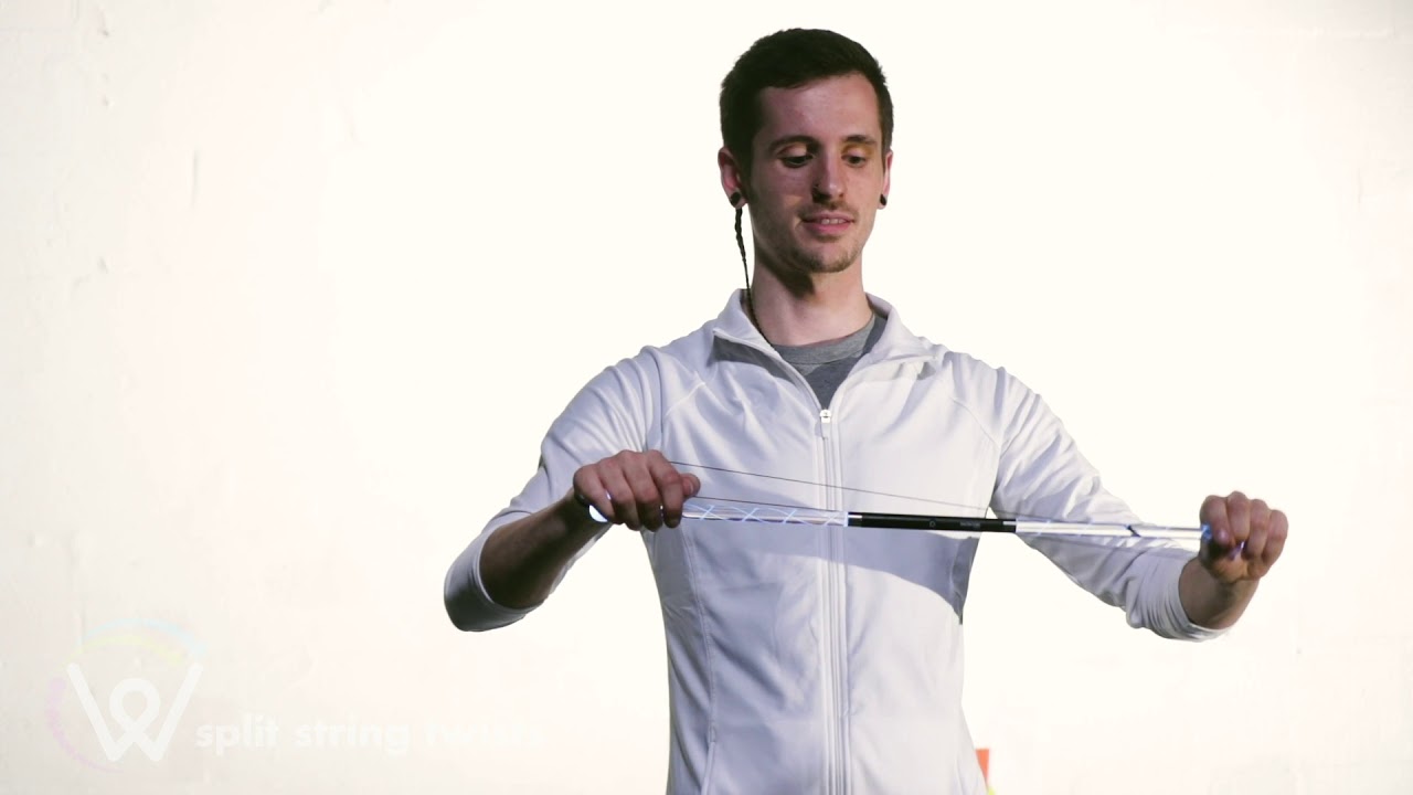 Wandini Instructionals - Longstring Split String Twist - YouTube