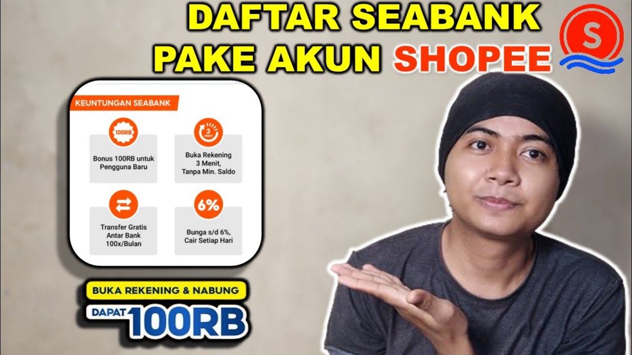 CARA DAFTAR SEABANK SHOPEE TERBARU 2024 - YouTube